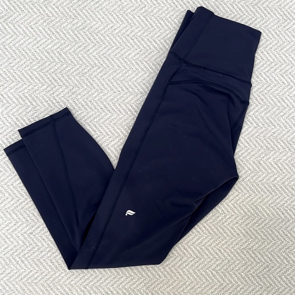 Fabletics | Pants & Jumpsuits | Fabletics Pureluxe Navy 78 Leggings ...